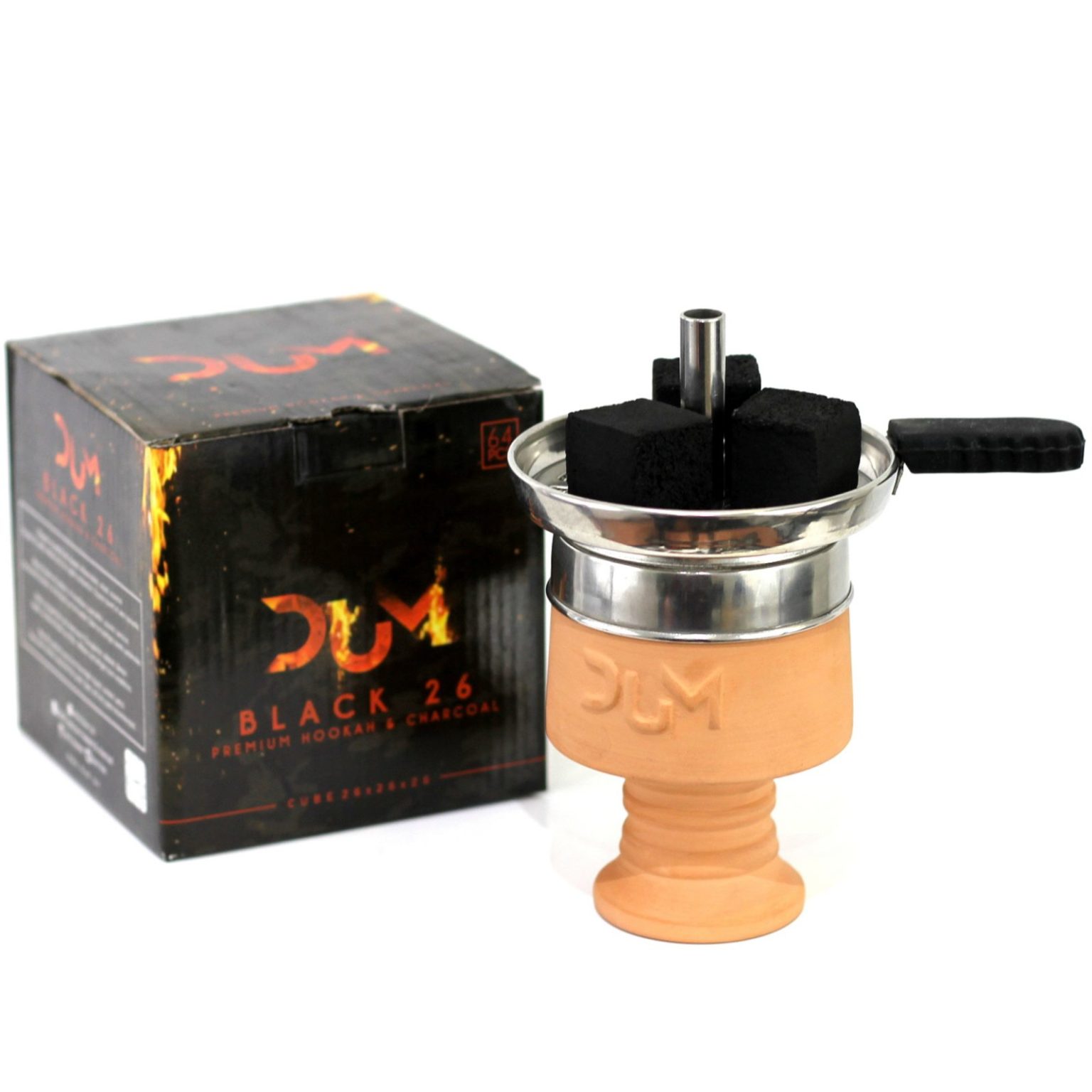 Dum 26mm Black Kolen 1 KG - Waterpijp Kooltjes? €0,99 Mizori Shisha